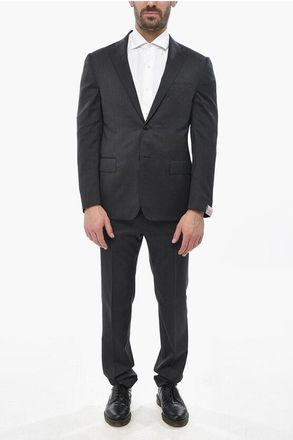 Corneliani Virgin Wool Suit MANTUA LIGHT with Classic Lapel size 50