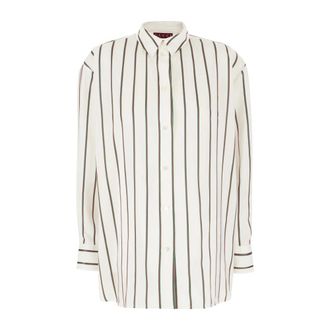 Gucci Web Seiden Jacquard Hemd - - Blouses & Shirts - Damen - Wei&szlig; - S