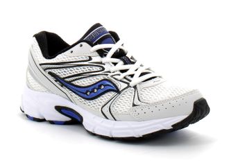 Saucony Unisex Ride Millenium U Running Shoes, White/Royal, 38 EU