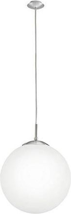 Eglo RGB Deckenleuchte Rondo, inkl. RGB Leuchtmittel und Fernbedienung, Material: Stahl, Farbe: Nickel matt, Glas: Opal matt wei&szlig;, dimmbar, Wei&szlig;t&ouml;ne und Fa