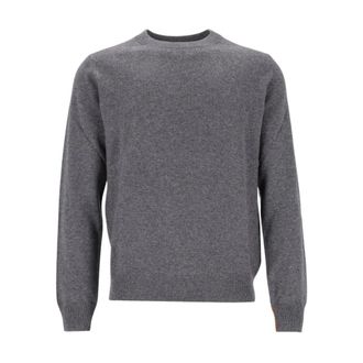 Paul Smith Kaschmir Pullover mit Rundhalsausschnitt - - Knitwear - Herren - Grau - S