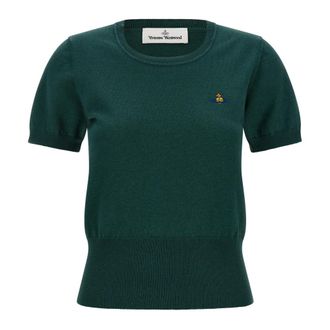 Vivienne Westwood Bea Top - - Knitwear - Damen - Gr&uuml;n - S