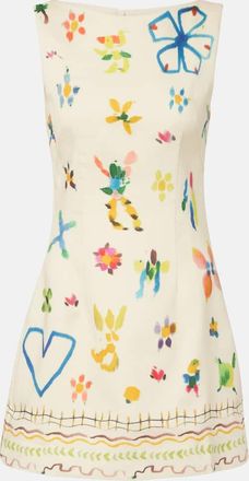 Alemais Al&eacute;mais Minikleid Sidi aus einem Leinengemisch