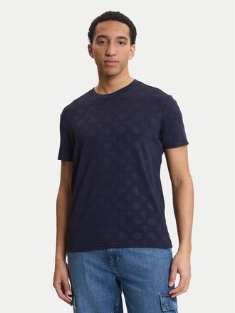 Guess T-Shirt M6GP26 K3177 Dunkelblau Regular Fit
