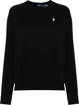 Polo Ralph Lauren Femme, Sweatshirts et sweats &agrave; capuche, Noir, Taille: 38 FR Crewneck SweaT-shirt