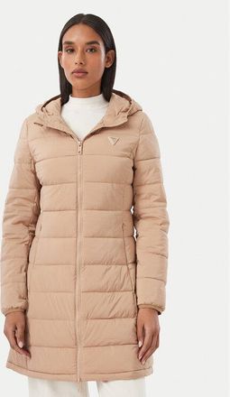 Guess Winterjacke V4YL05 WF3X0 Dunkelbeige Regular Fit