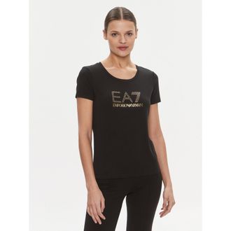 Emporio Armani T-Shirt 8NTT67 TJDQZ 1200 Schwarz Skinny Fit