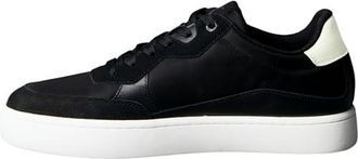 Calvin Klein Jeans Baskets Basses Classiques pour Homme MG Nylon Mix YM0YM01304 - Noir (CK Black/White Jade/Wild Lime), 45 EU, Noir CK Noir Blanc Jade Wild Lime, 4