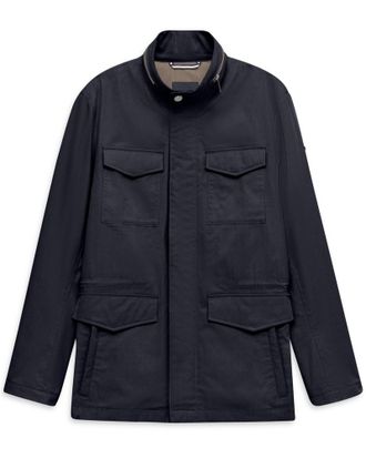 Bugatti Fieldjacket aus Baumwolle und Lyocell, Regular Fit in