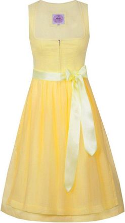 Marjo Trachtenkleid Midi-Dirndl Hofstetten in Gelb von MarJo
