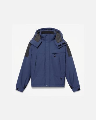 Timberland Wasserdichte Granite State Regenjacke f&uuml;r Herren in Marineblau/Schwarz, Herren, Navyblau, Gr&ouml;&szlig;e