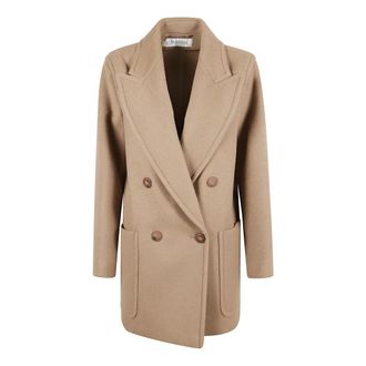 Max Mara Deletta Woll- und Kaschmirmantel - - Coats - Damen - Braun - XS