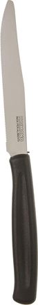 Fiskars Kaimano 1023407 Dinamik Steakmesser, Edelstahl, Schwarz, 28 x 10 x 2 cm, 6-Einheiten