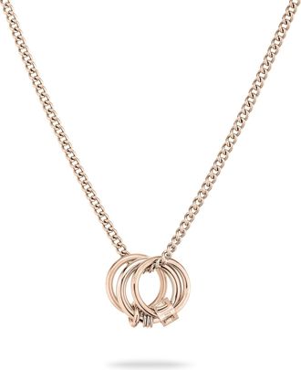 Liebeskind BERLIN Damen Schmuck - Die Lora-Serie inspiriert von der Hardware der Liebeskind Taschendesigns - Kette, Ohrringe & Armband mit ineinander verschlunge