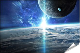 Islandburner XXL Bild Poster Universum Planeten Sterne Und Galaxien Im Weltraum Premium Bilder Fotodruck