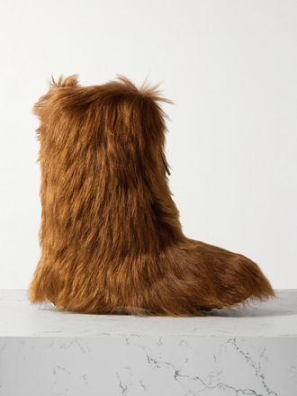 Tod's Ankle Boots Aus Shearling - Braun