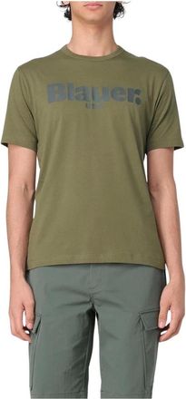 Blauer Homme, Tops, Vert, Taille: L USA Logo Short Sleeve Tee
