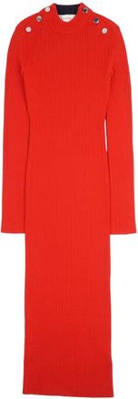 Max Mara Femme, Robes, Rouge, Taille: 36 FR Garibo Knit Dress