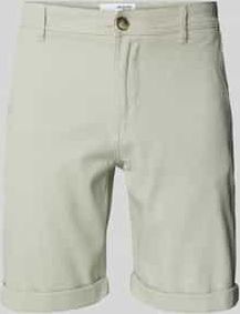 Selected Slim Fit Shorts mit Strukturmuster Modell LUTON