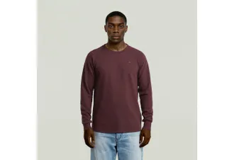 G-Star Sweater Jirgi mit Label-Detail auf der Brust