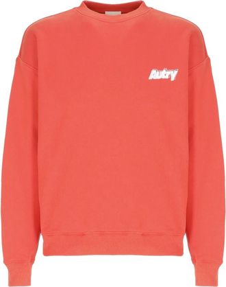 Autry Homme, Sweatshirts et sweats &agrave; capuche, Orange, Taille: XL Crewneck SweaT-shirt