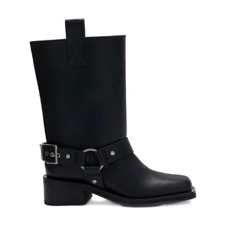 Ganni Femme, Chaussures, Noir, Taille: 40 EU Bottes &agrave; Sangles et Harnais 50 mm