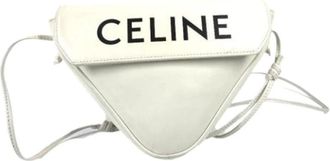 Celine Pre-owned Vintage Pochette Sac Bandouli&egrave;re - Femme - Pre-owned - Blanc - Taille: ONE Size