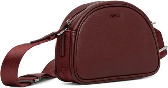 HUGO BOSS logo strap satchel - Rouge