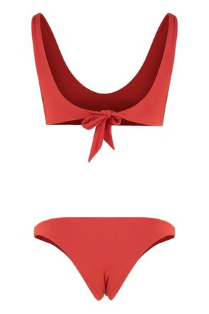 Lido Womens Ottantauno Bandeau Bikini Top Red Polyamide Bikinis