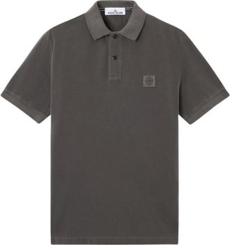 Stone Island Homme, Tops, Gris, Taille: L Polo &agrave; manches courtes