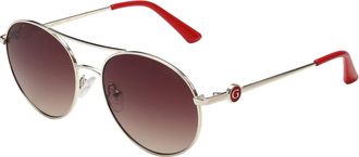 Guess Damen 0 Sonnenbrille, Gold/Other