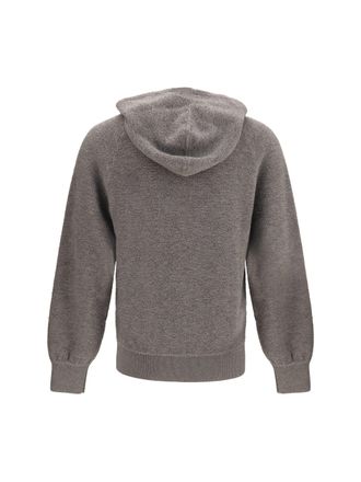 PIACENZA 1733 Virgin Wool Fleece Hoodie - Gray