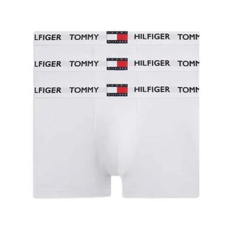 Tommy Hilfiger Homme, Sous-v&ecirc;tements, Blanc, Taille: M 3P Trunk