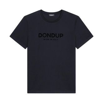 Dondup Homme, Tops, Noir, Taille: M Girocollo T-shirt