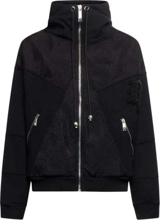 John Richmond Kapuzenjacke mit Rei&szlig;verschluss - - Sweatshirts & Hoodies - Damen - Schwarzk - M