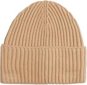 Tommy Hilfiger Woll- und Kaschmirmütze in Beige