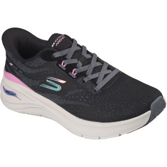 Skechers Arch Fit 3.0 Textil Damen Schuhe Schwarz Mesh/Multi Trim