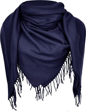 Glamexx24 Schal Damen Warm Herbst Winter Schultertuch mit Fransen Baumwolle Schals und T&uuml;cher Herren Umschlagtuch Winterschal