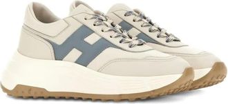 Hogan Low-Top Sneaker - Sole Sneakers With Silk And Nylon Upper - Gr. 37,5 (EU) - in Beige - f&uuml;r Damen