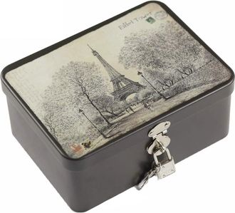 Generic Handy-Aufbewahrungsschrank, Vintage-Brief- und Keksdose und Schmuckschatulle Mit Sicherem Schloss. Verwenden Sie Es Zur Aufbewahrung Von Süßigkeiten, 