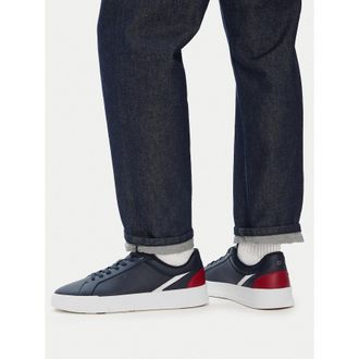 Tommy Hilfiger Sneakers Tommy Hilfiger Th Court Premium FM0FM05879 Dunkelblau