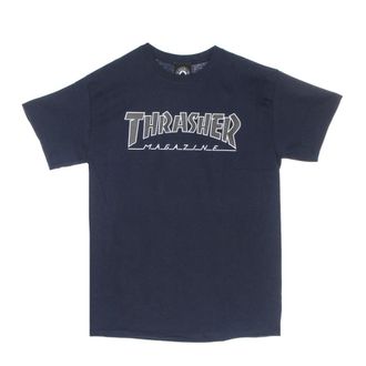 Thrasher Navy/Schwarz Herren T-Shirt - - Tops - Herren - Blau - XL