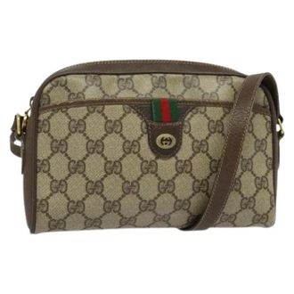 Gucci Pre-owned Toile sacs-gucci - Femme - Pre-owned - Beige - Taille: ONE Size