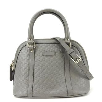 Gucci Pre-owned Cuir sacs-gucci - Femme - Pre-owned - Gris - Taille: ONE Size