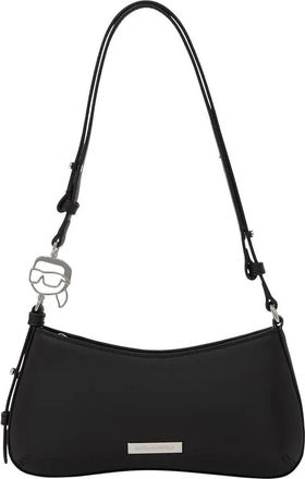 Karl Lagerfeld Hobo Bags - MINI IKON SMOOTH Mini-Tasche - Gr. unisize - in Schwarz - f&uuml;r Damen