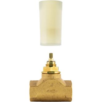 GROHE UP-Ventil-Unterteil aus Messing, vormontiertes Oberteil 1, kurze Spindel, Gewindeanschluss 1, 29805000 - Grohe