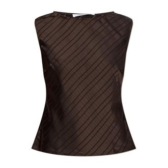 Sams&oslash;e & Sams&oslash;e Femme, Tops, Brun, Taille: 40 FR Saagne Top