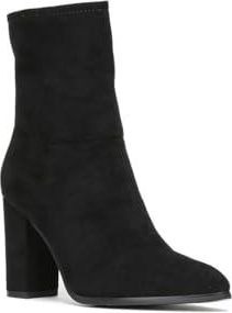 La Modeuse Bottines pointues en su&eacute;dine