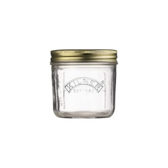 Kilner Weithals-Einkochglas | 200ml | Einmachgl&auml;ser mit Schraubdeckel zum Konservieren von ganzen Fr&uuml;chten oder ganzem Gem&uuml;se | Vakuumversiegelung | F&uuml;llstan