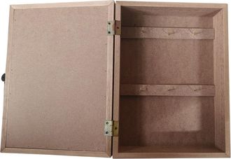 Generic Schl&uuml;sselbox F&uuml;r Die Wand, Holzschrank Mit 6 Haken Als Organizer Und Halterung, Wandmontage F&uuml;r Schl&uuml;sselorganizer, F&uuml;r Abstellraum Zimmer K&uuml;che Garag